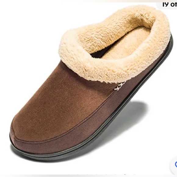 Newdenbar | Shoes | Newdenber Mens Memory Foam Suede Shearling Lined ...